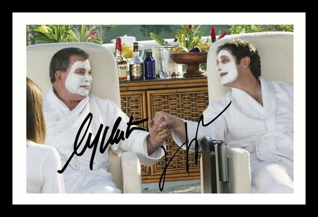 William Shatner & James Spader - Boston Legal Autograph Signed & Framed ...