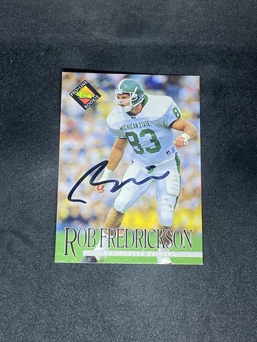 Rob Fredrickson 1994 Classic Pro Line Live #349 Raiders Auto Signed ...