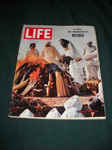 Life Magazine June 5, 1964 The Cremation of Nehru | eBay