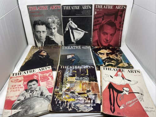 9 THEATRE ARTS MAGAZINES - 8 From 1950-1959 and 1 from 1962. | eBay
