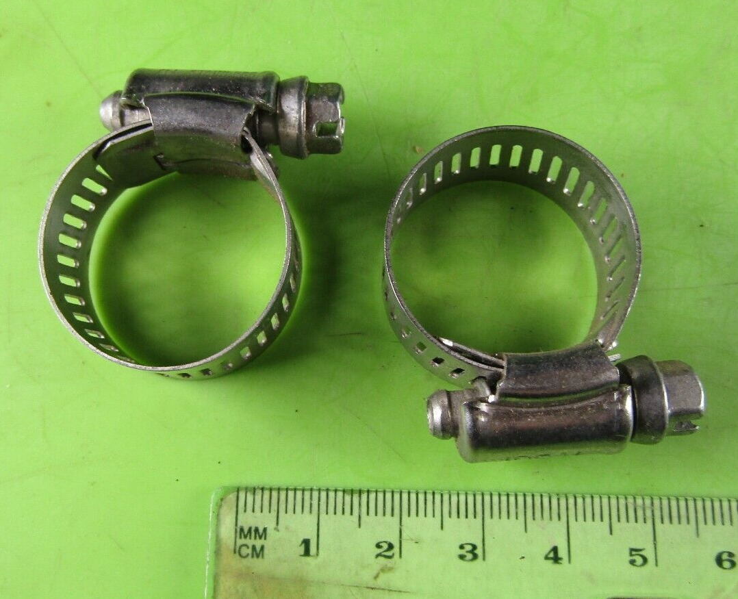 Ideal Hose Clamp Stainless Steel 1/2"-1 1/8" & 15-28 mm 6810 2 Count ...