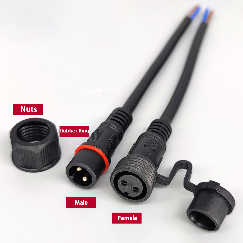 Rubber Waterproof Locking Electrical Connectors URAQT Car Waterproof