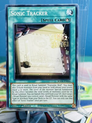 Yugioh! 3x Sonic Tracker BODE-EN064 Common brand new 1st Ed NM | eBay