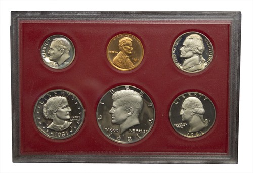 1981 Proof set CN-Clad Susan B Anthony Kennedy- (OGP) 6 coins (B3) | eBay