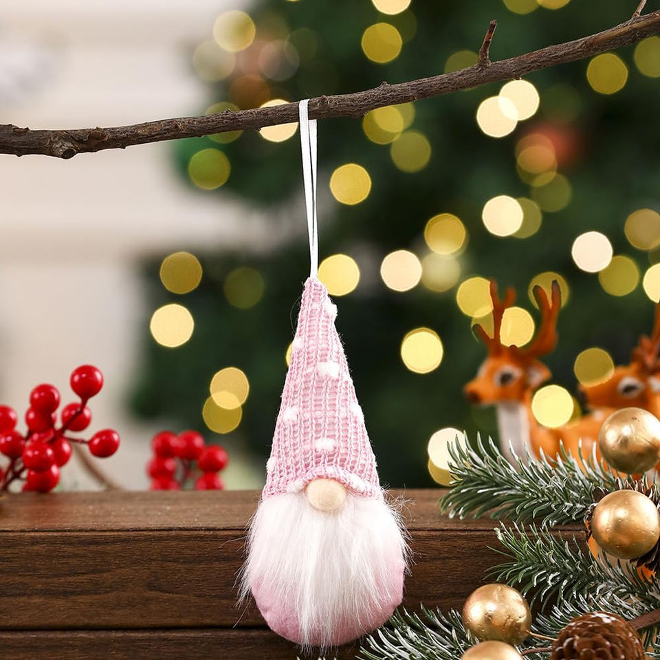 Christmas Pendants Faceless Santa Dolls Christmas Tree Decoration ...