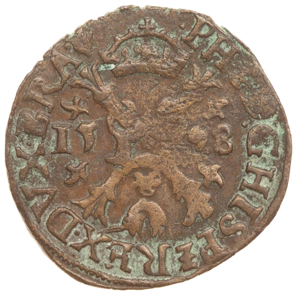 Spanish Netherlands (Duchy of Brabant, Belgian States) - ½ Liard "Gigot ...
