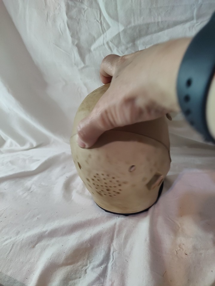 Vintage Gemmy Talking Motion Activated Disembodied Skull Prop Halloween ...