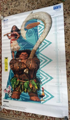 Disney Moana Growth Chart Fathead Decal 47x70 | eBay