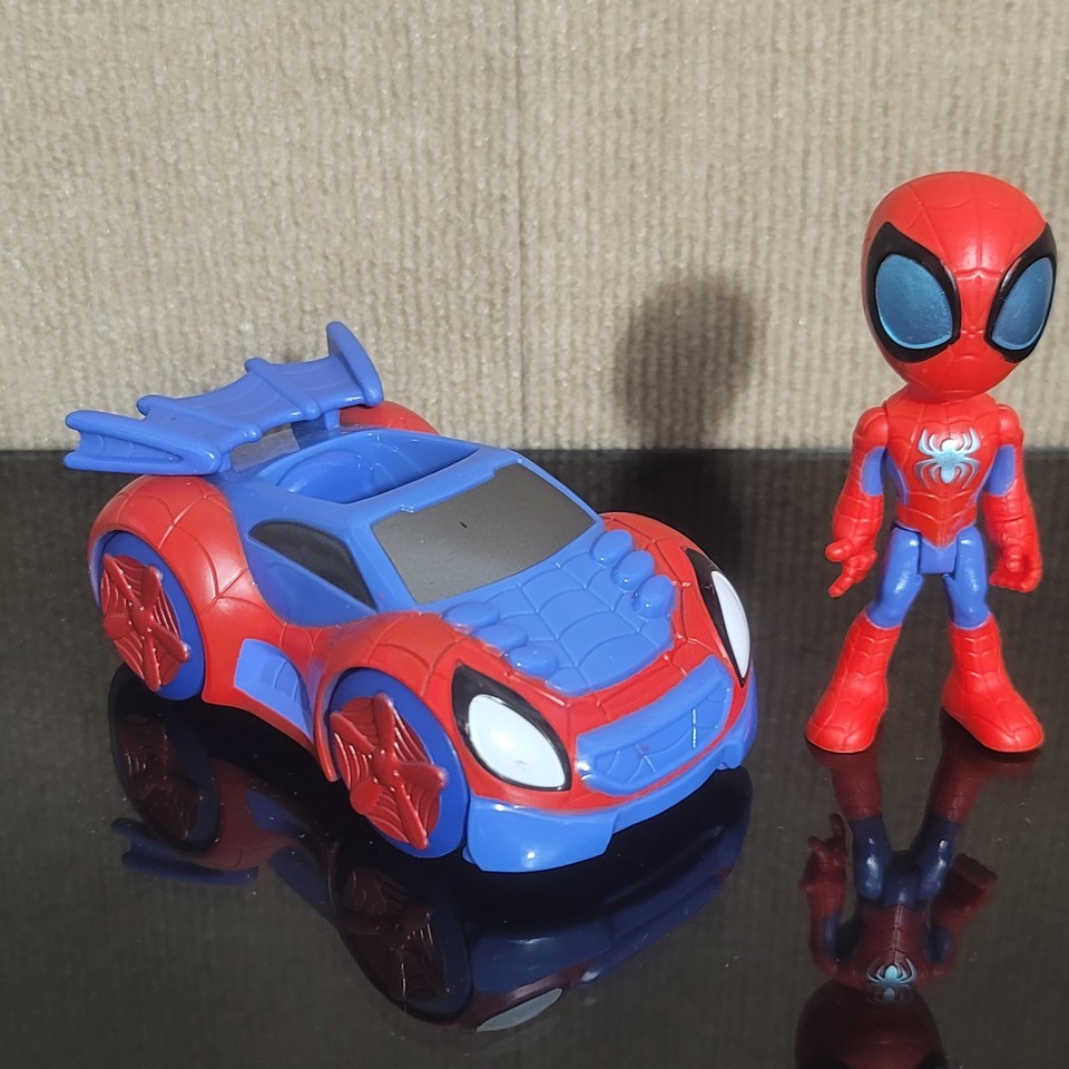 Marvel Spidey And His Amazing Friends Spiderman Figure & Web-Crawler ...
