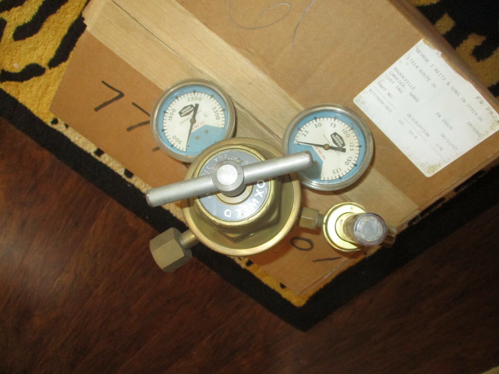 union carbide oxweld flow control gauges | eBay