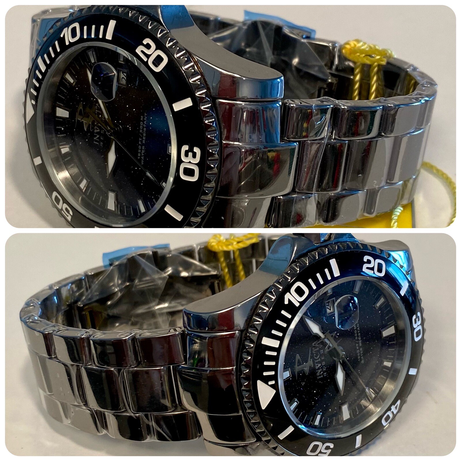 47mm SANDSTONE | Swiss R150 Auto | TUNGSTEN Bracelet | Invicta Watch ...