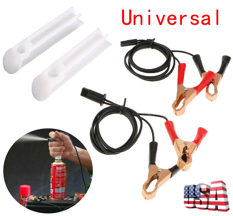 Universal Fuel Injector Flush Cleaner Adapter DIY Kit Car Cleaning Tool ...