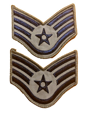 Military USAF E5 Subdued Rank Staff Sergeant #K831 | eBay