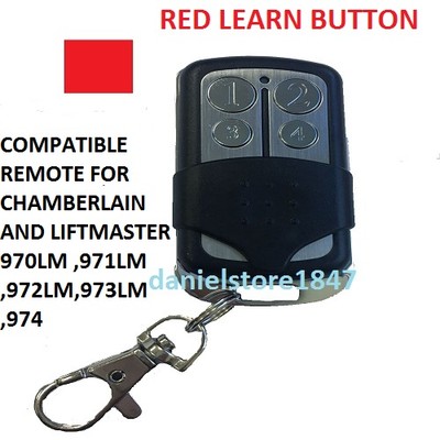 For Chamberlain Garage Door Opener Remote Control Part Mini Red Learn ...