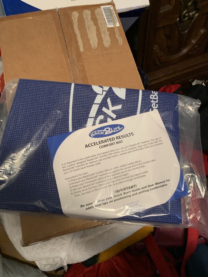 Back2Life BL2002 Continuous Motion Back Pain Therapy Massager With Mat ...