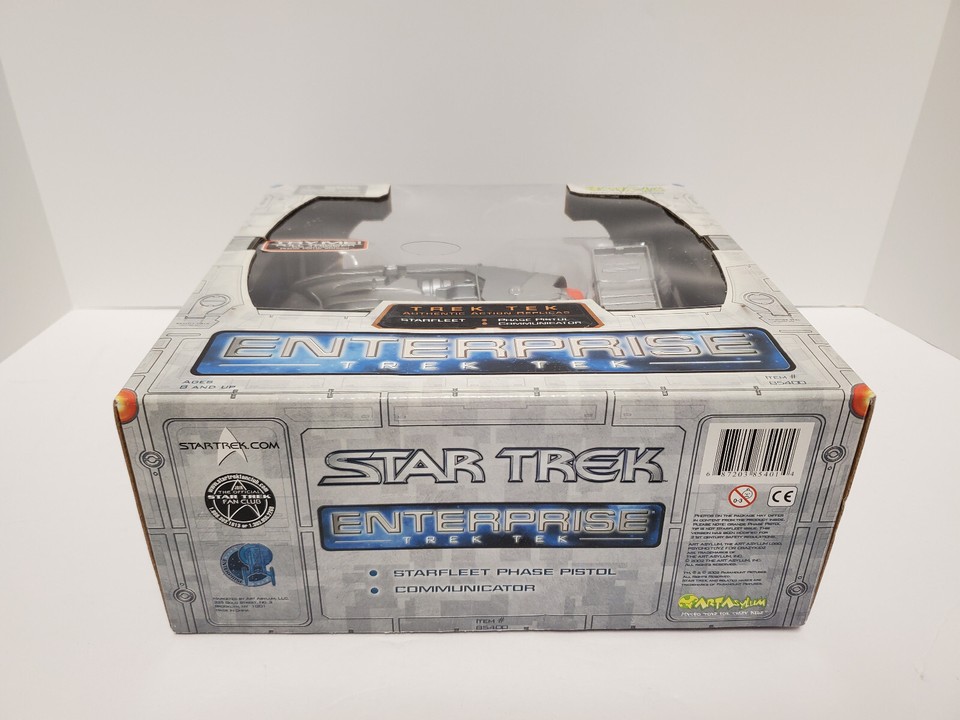Star Trek Enterprise Trek Tek Starfleet Phase Pistol COMMUNICATOR Art ...