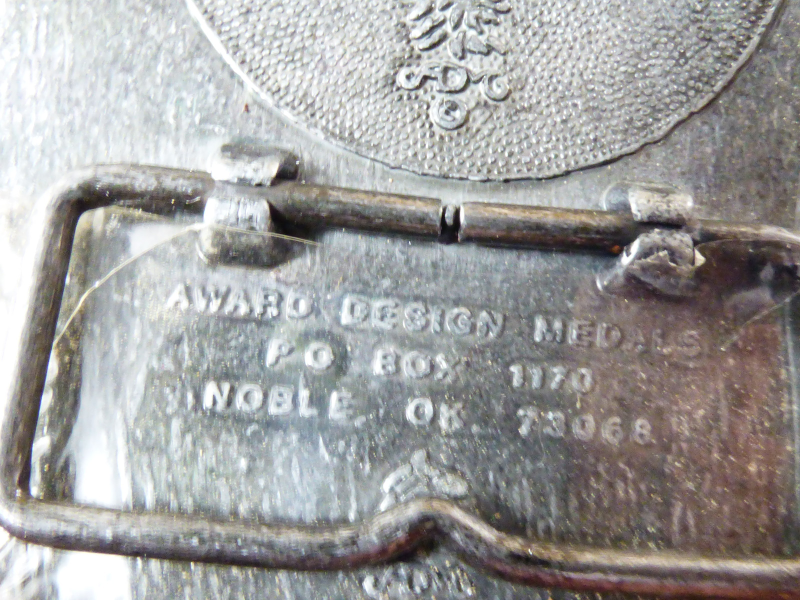 VTG NEW SEALED AWARD DESIGN MEDALS MEN'S WESTERN STYLE METAL BELT ...