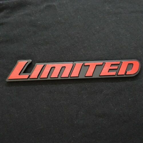 Metal Red Limited Edition Car Fender Emblems Trunk Sport Badge Decal ...