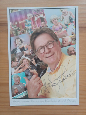 Arno Funke original Autogramme auf Kunstpostkarte /Dagobert Kunst T5 | eBay