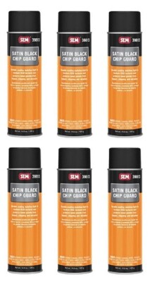SEM 39813 Chip Guard Satin Black Acrylic Auto Body Coating Aerosol ...