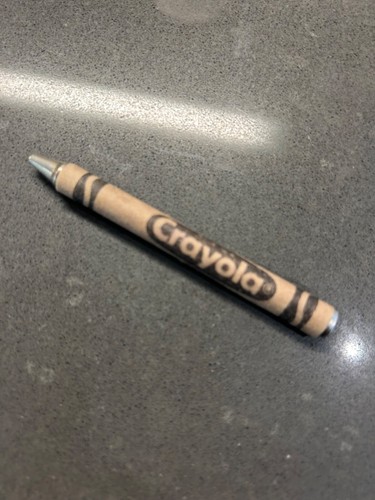 Rarest Sterling Silver, Full Size Crayola Crayon Binney & Smith ...