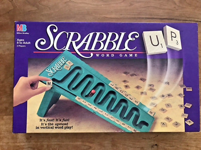 Scrabble Up Word Game Milton Bradley 1996 | eBay