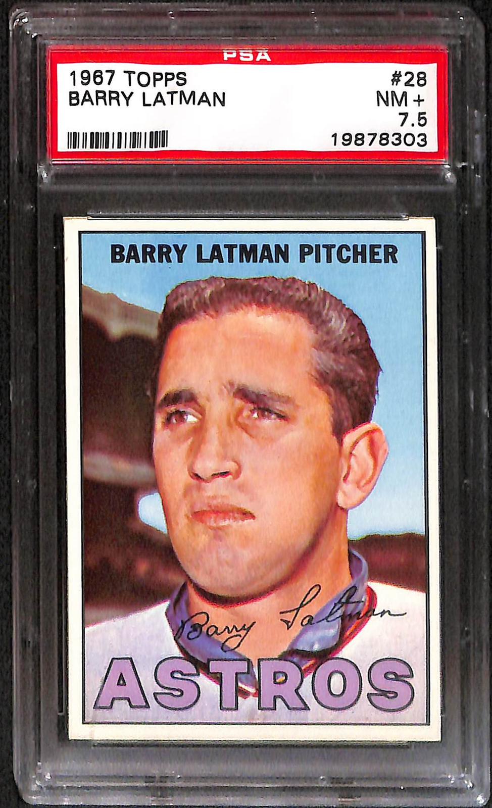 Barry Latman 1967 Topps #28 PSA 7.5 | eBay