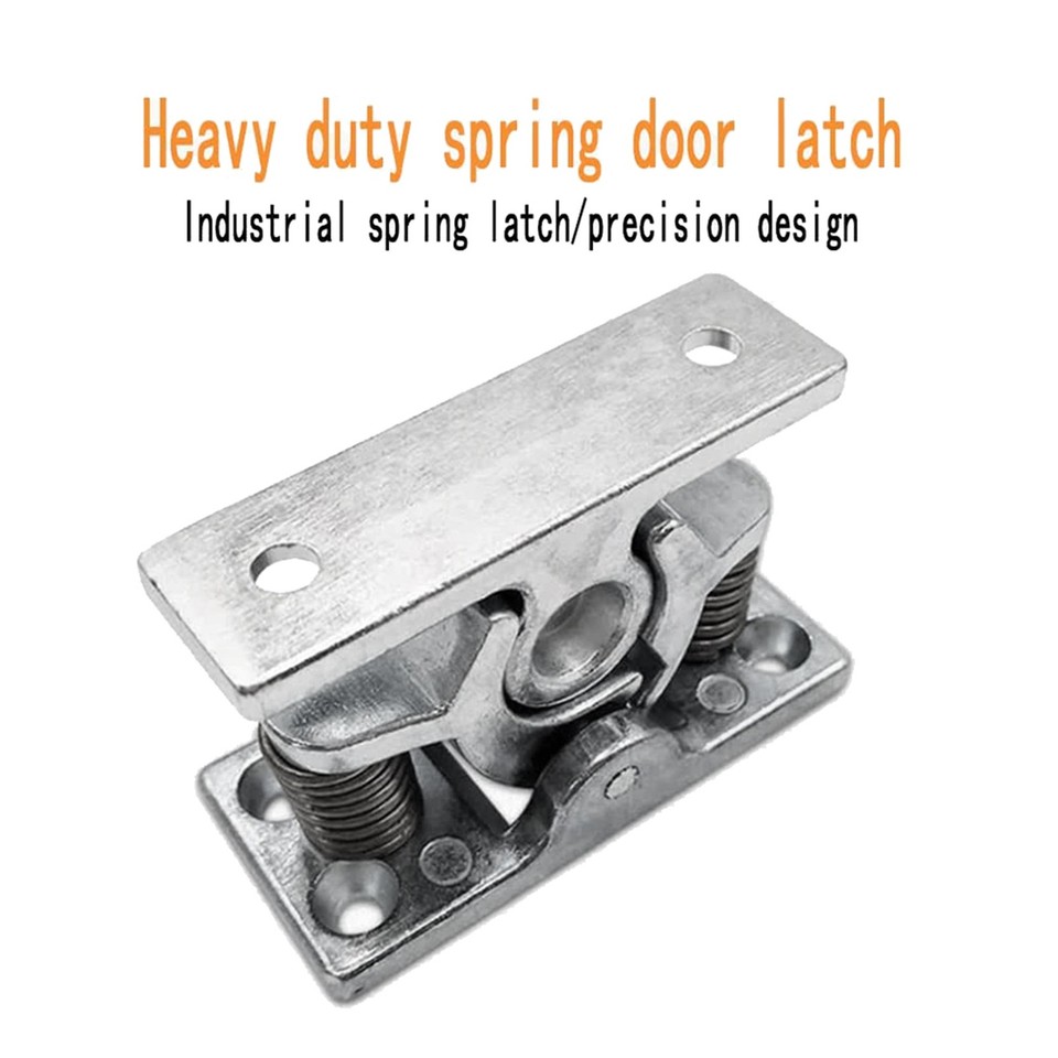 3Pcs Spring Loaded Door Easy Lock Stop Catch Release Clamp Roller ...