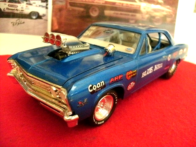 CUSTOM BUILT '67 CHEVELLE SUPER STREET *BLUE HELL* DRAG CAR! DETAILED ...