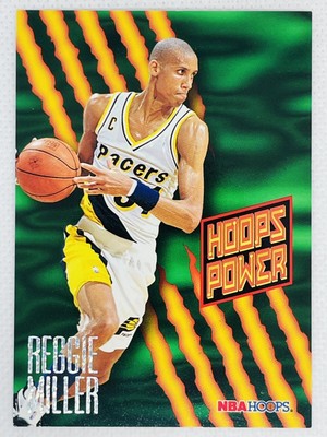 1994-95 NBA Hoops Power Ratings Basketball #PR-22 Reggie Miller Pacers ...