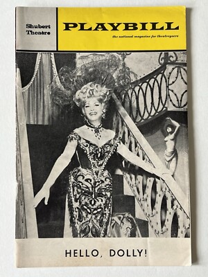 1966 Betty Grable "HELLO DOLLY" Chicago Playbill by Michael Stewart ...