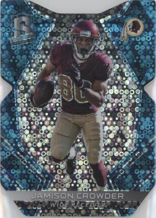 2017 Panini Spectra - Jamison Crowder #15 Neon Blue Prizm Die-Cut /35 ...