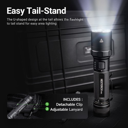 NEXTORCH P91 Dual Switch Flashlight - 5000 Lumens | eBay