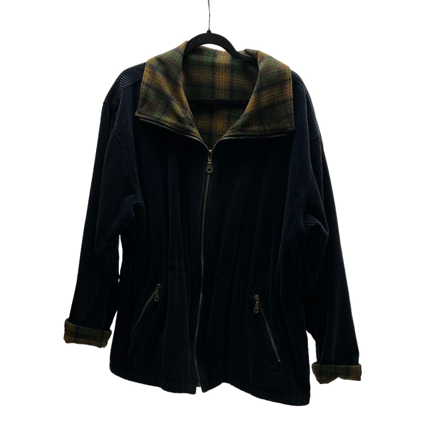 Colebrook & Co Reversible Flannel Corduroy Barn Field… - Gem