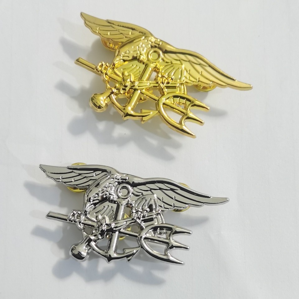 1Set US Navy Seal Eagle Anchor Trident Mini Medal Uniform Insignia ...