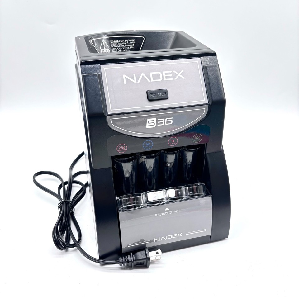 Nadex S36 Coin Automatic Coin Sorter/Wrapper | eBay