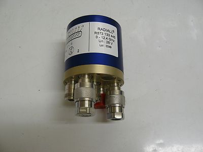 RADIALL R573 133 445 RF COAXIAL SWITCH 0-12.4 GHz UN 28 V | eBay