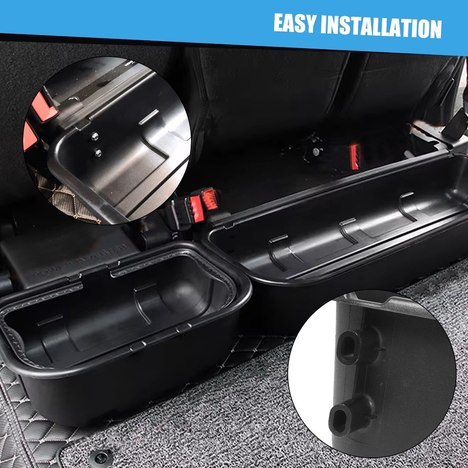 〖US〗Split Under Seat Storage Box Bin For 2015-2024 Ford F150 Raptor F ...