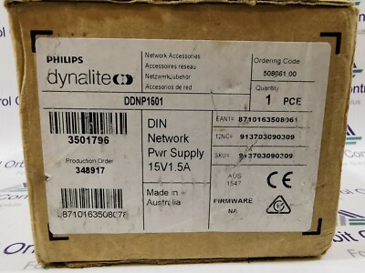 Philips Dynalite DDNP1501 Network Power Supply 15V 1.5A | eBay