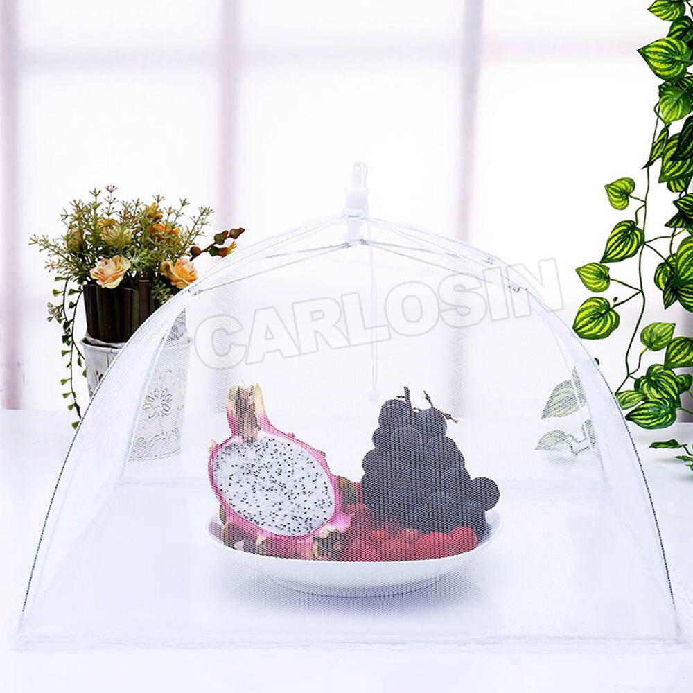 6x BBQ Collapsible Food Cover Pop Up Mesh Fly Wasp Net Party Kitchen ...