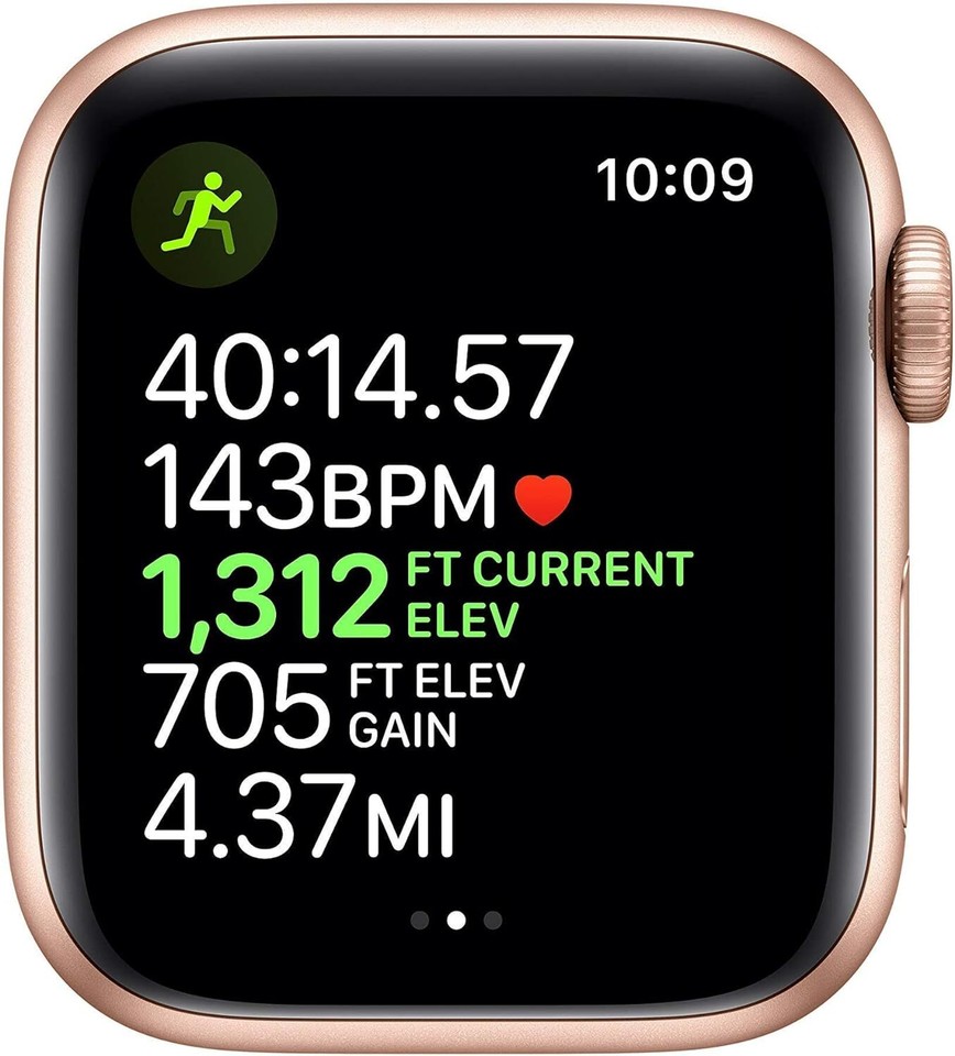 Apple Watch Series 5 40mm (GPS) Aluminum Gold with Pink Sport Band ...