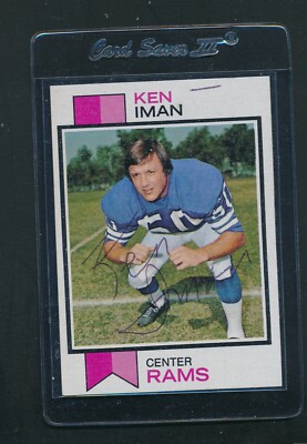 1973 Topps #152 Ken Iman Rams Signed Auto *A7422 | eBay