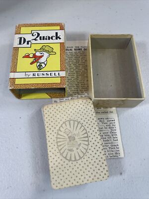 Russell Card Games "Dr. Quack" Vol III Vintage A Big Little Card Game ...