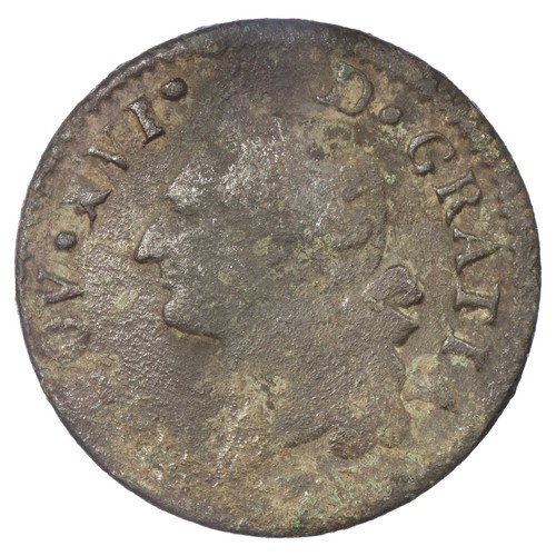 France - Louis XVI Sol à l'écu 1784 I Limoges cuivre - Dy.1714 Gad.350 ...