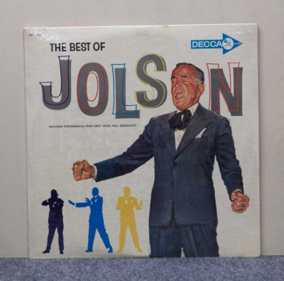 Sealed 12" 2xLP Al Jolson The Best Of Al Jolson 1962 Decca Mono DXA 169 ...