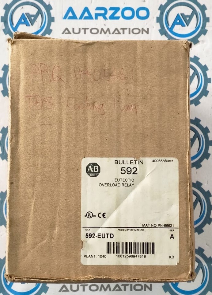 Allen Bradley 592-EUTD BULLETIN 592 eutectic overload relay NEW IN BOX | eBay