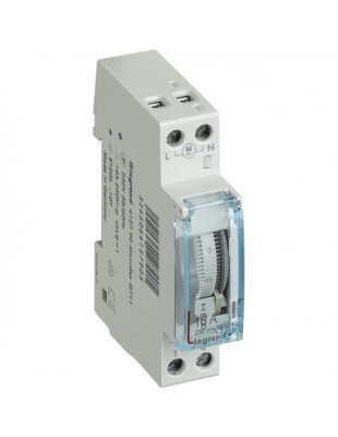 Interrupteur Horaire journalier Analogique Manuel 1 Module LEGRAND ...