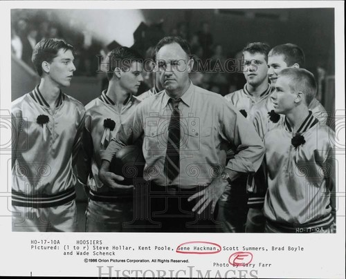 1986 Press Photo "Hoosiers" Movie Scene - lrp78006 | eBay