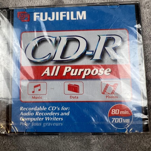Fujifilm CD-R All Purpose 700MB 80min Blank Disc New Sealed Music Data ...