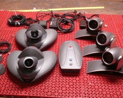Polycom VSX 7000 Video Conference System Mics Cameras Adapter | eBay